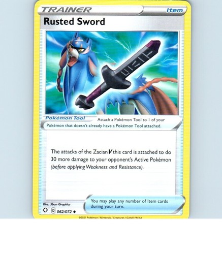 2021 Trainer Rusted Sword 062/072 Pokemon Card | eBay