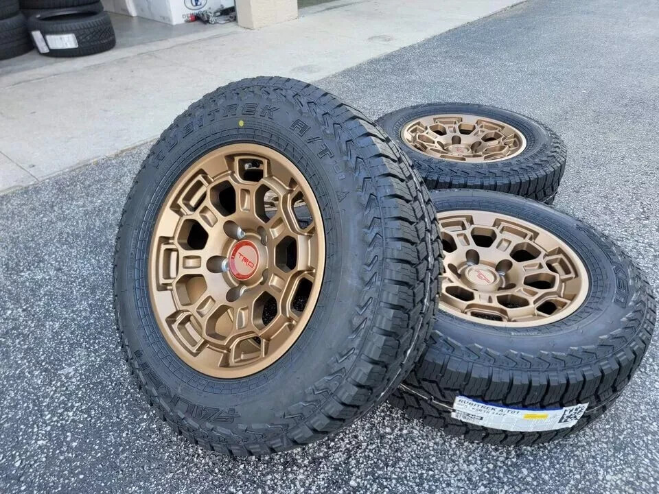 18x9 TRD PRO BRONZE WHEELS RIMS AT4W TIRES SEQUOIA LAND CRUISER LX570 ...