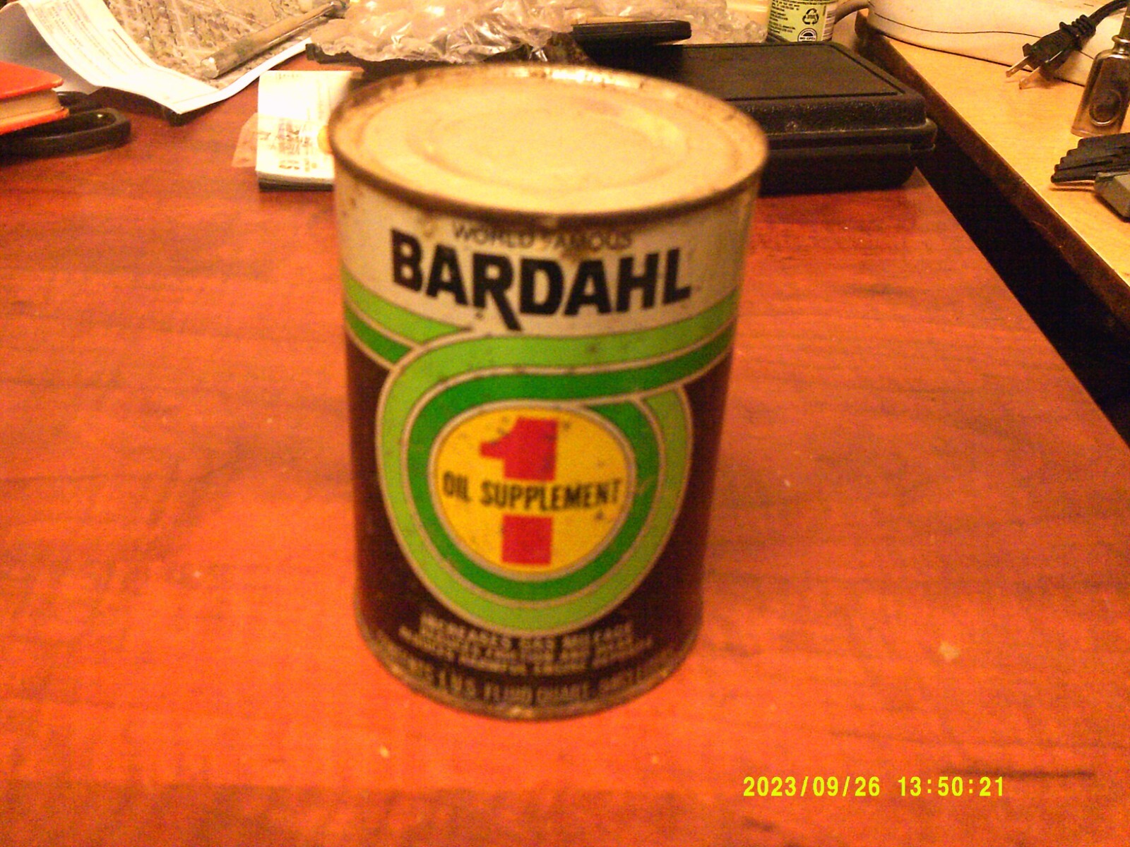 Vintage Bardahl Formula 1 Oil Supplement Quart Can Full | eBay