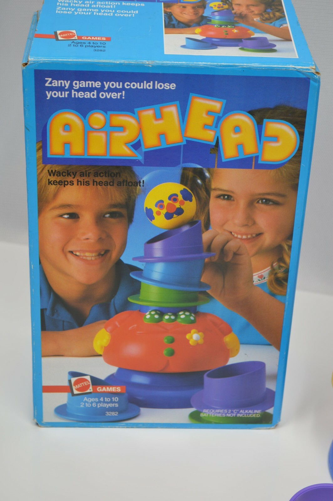 Vintage Airhead Game 1986 Family Kids Mattel 100% Complete in Box RARE ...