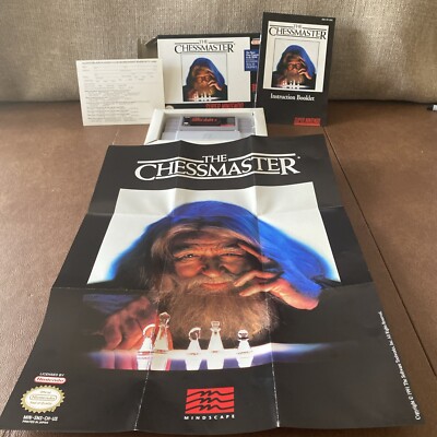 The Chessmaster Super Nintendo SNES Complete Game/Manual/Mindscape ...