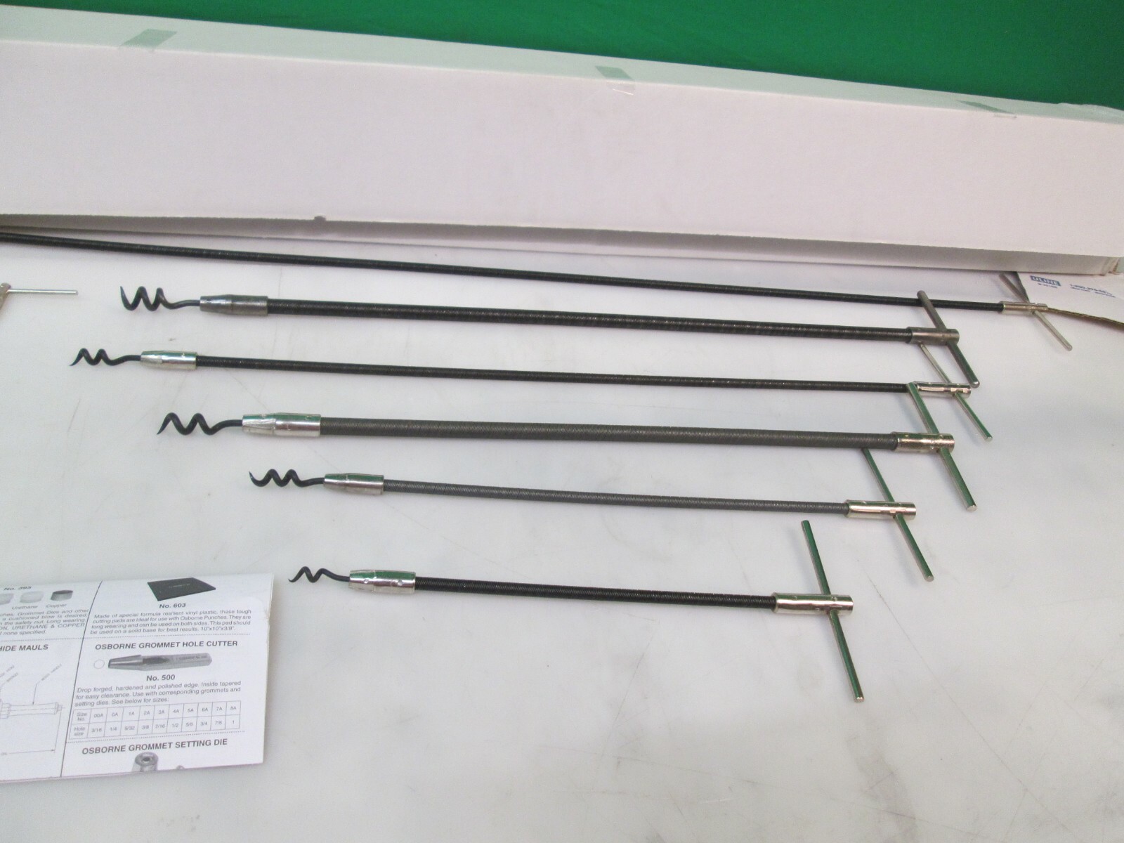 Osborne 1207 Flexible Packing Hook Set 1204-0 -1 -2 -3 -3 -4 -5 (8 PCS ...