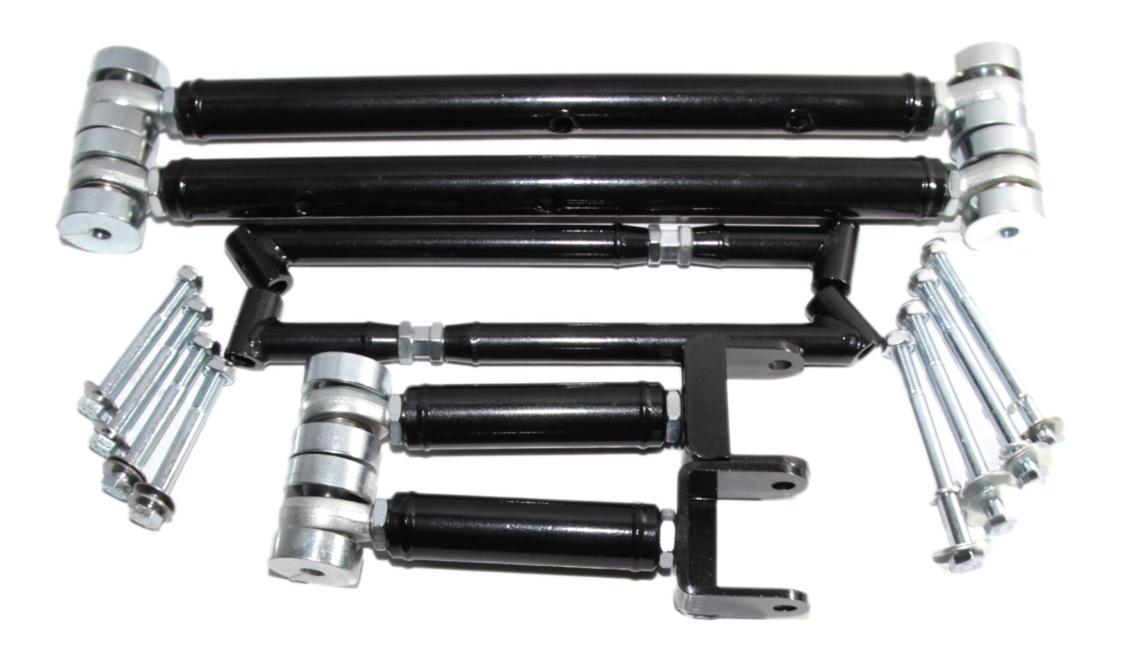 Black Rear Control Arms Brace&Upper Lower Trailing Suspension for68-72 ...