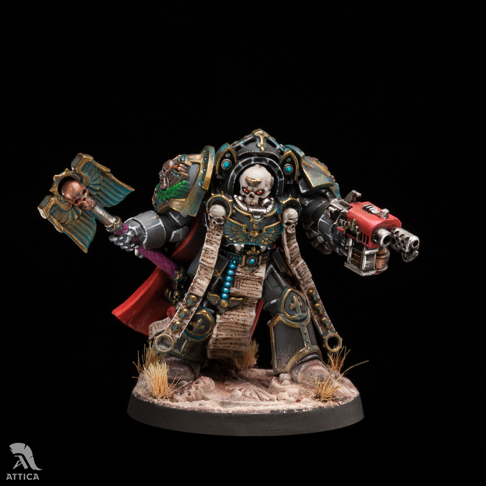 Terminator Chaplain Tarentus painted figure Warhammer 40k Pre-Sale ...