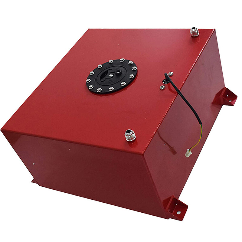 8 Gallon 30L Fuel Cell Gas Tank Aluminum Racing Street Drift with Level ...