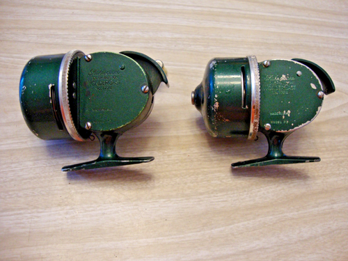 2 VINTAGE SHAKESPEARE WONDERCAST #1774 MODEL FC SPIN CASTING FISHING ...