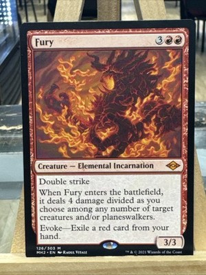 MTG *Fury X1* (NM) Modern Horizons 2 Magic the Gathering Free Shipping ...