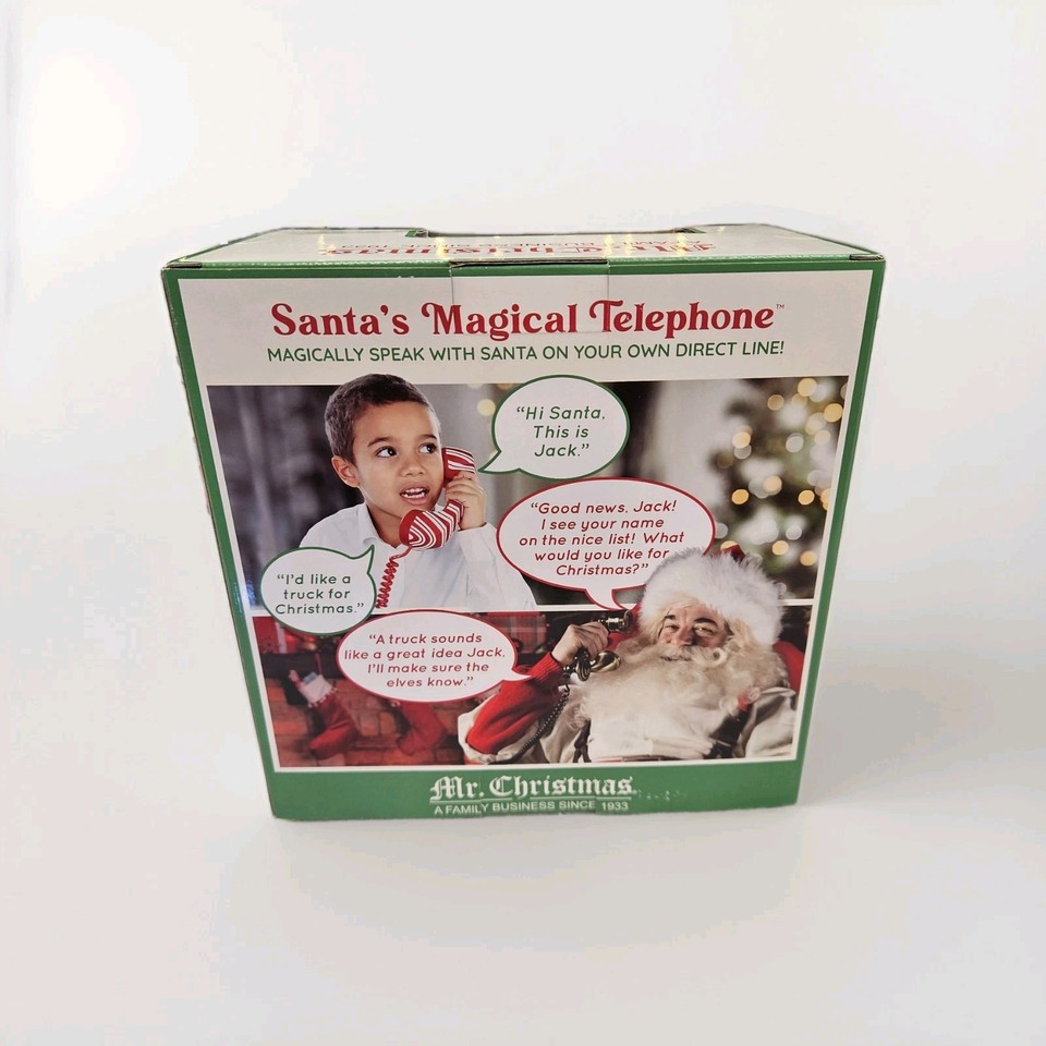 Mr. Christmas Santa’s Interactive Magical Telephone Brand New In Box | eBay