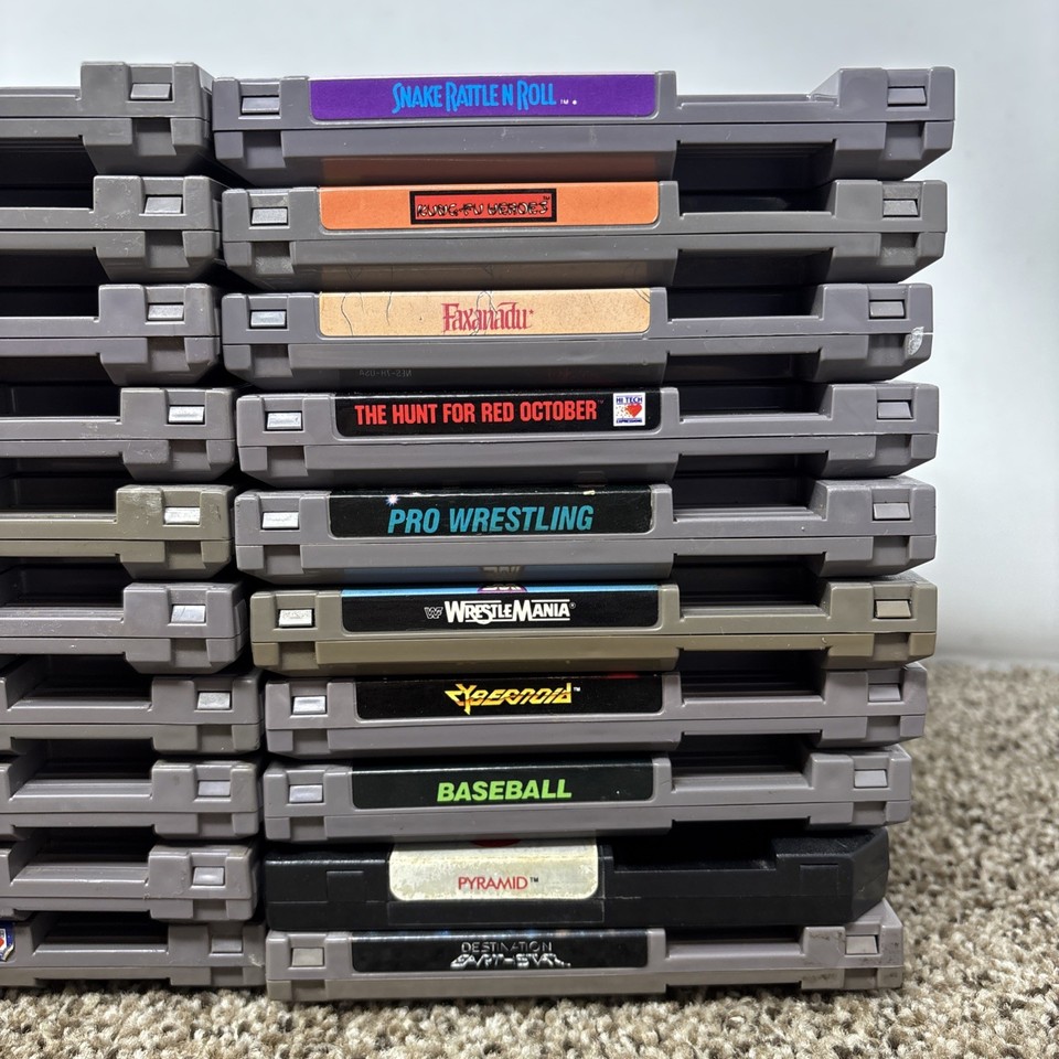 Nintendo NES Game Lot Of 20 Classic Retro Games Tested | eBay