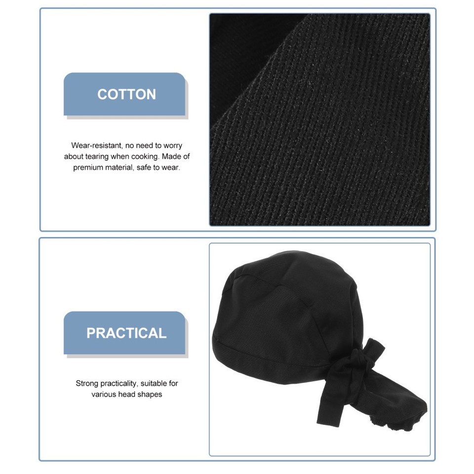 Restaurant Catering Hat Practical Cook Hat Simple Style Chef Hat Unisex ...
