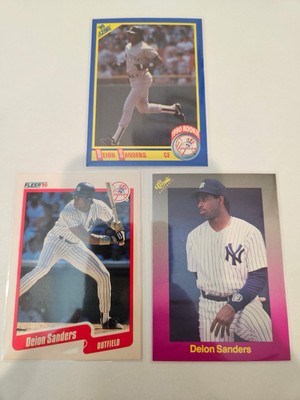 Deion Sanders - 1989-1990 Rookie Card Lot x3 - Fleer/Score/Classic - NY ...
