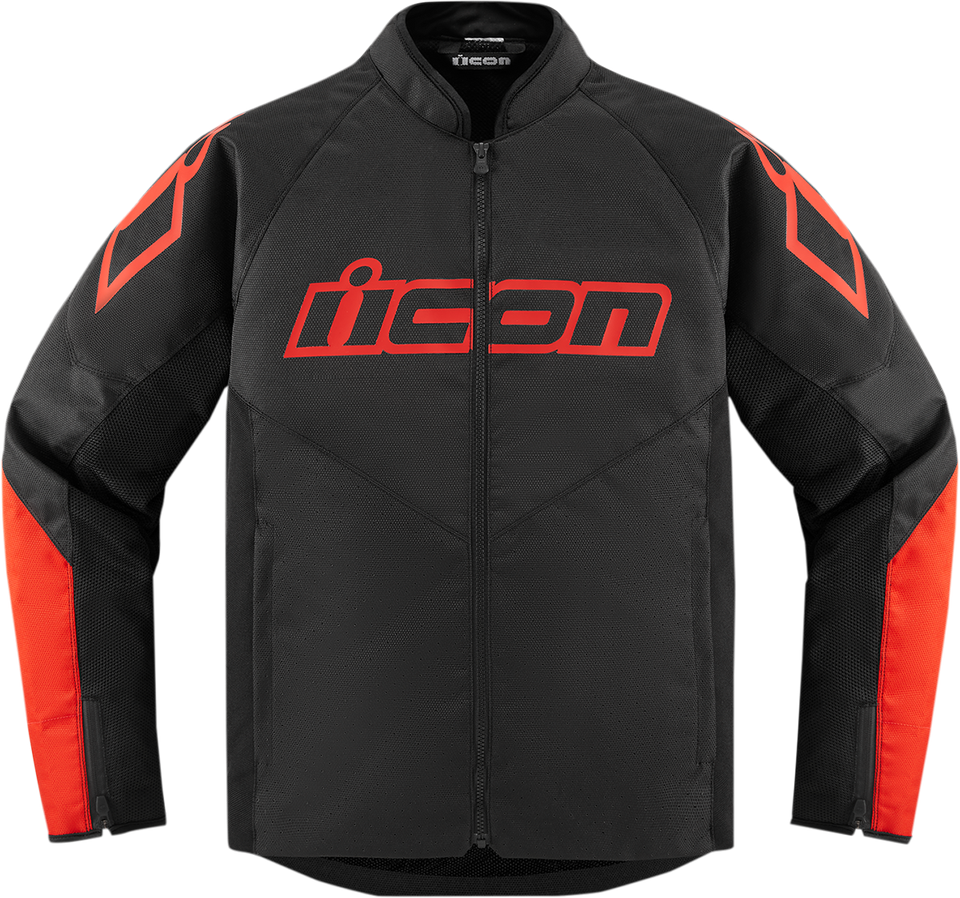 Icon 2820-5805 Hooligan CE Jacket Large Black/Orange | eBay