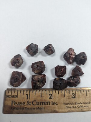 Drilled Red Zircon Crystal Gemstone Bead (1) Jacinth Great Natural ...