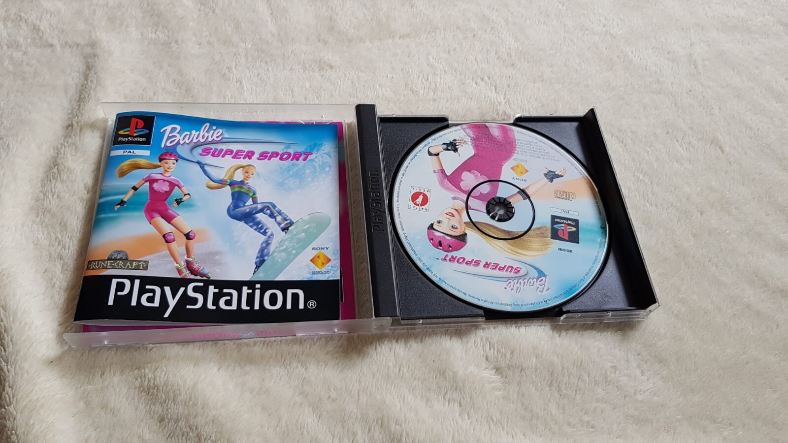 PS1 / Sony Playstation 1 - Barbie: Super Sports mit OVP OVP beschädigt ...