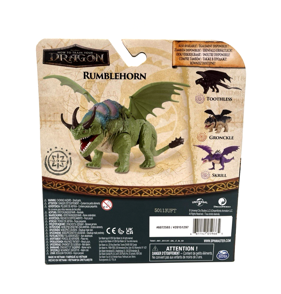 Dreamworks Dragons Rumblehorn How To Train Your Dragon Live Action ...