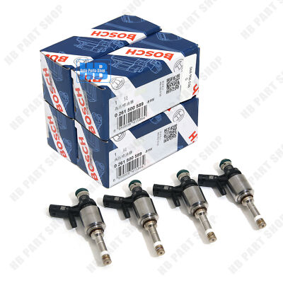4x Bosch Fuel Injectors Jet For VW Golf Passat AUDI A3 A4 A5 A6 TT 1.8 ...