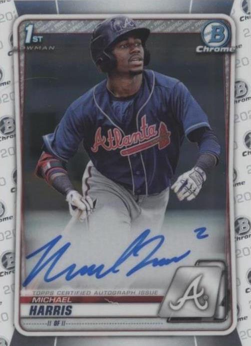 2020 Bowman Chrome - Michael Harris II #CPA-MH for sale | eBay