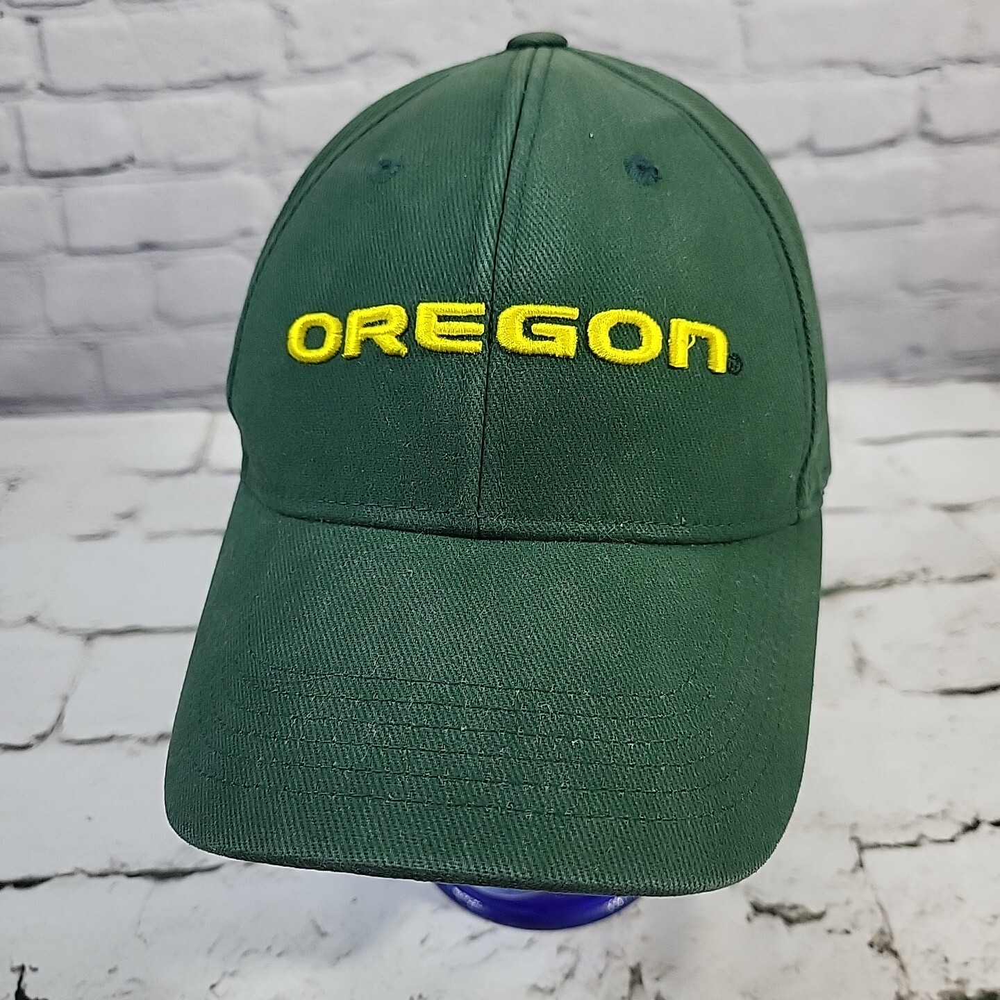 Oregon Ducks Hat Mens OSFA Green Ball Cap Captivating… - Gem
