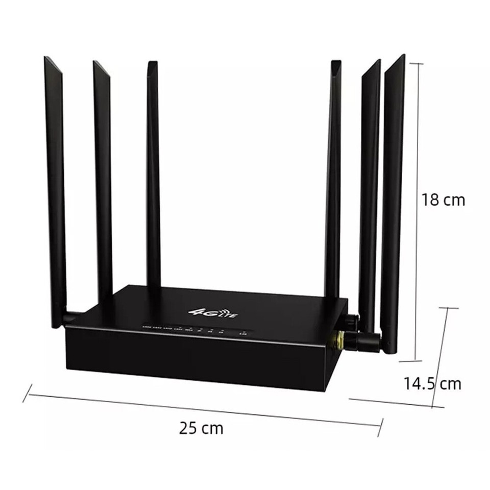 Ultra Link Free WiFi Router [Unlimited Satellite Internet] with 6 ...