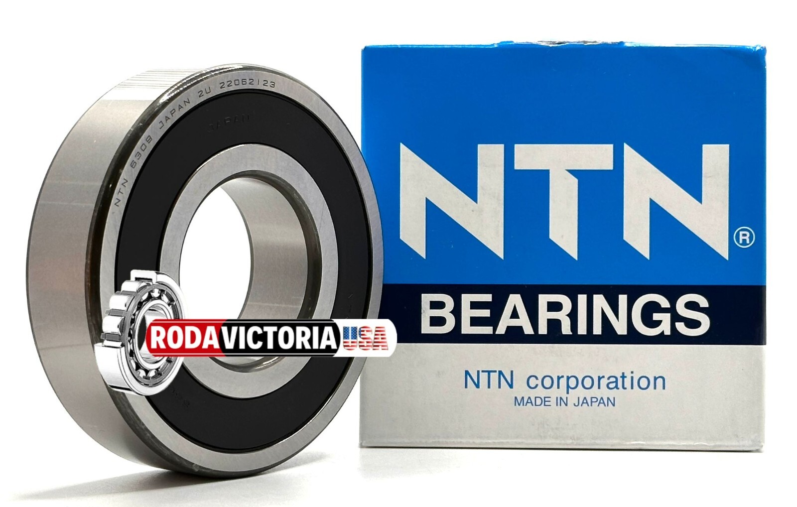 NTN 6309 LLB CM/5K DEEP GROOVE BALL BEARING, RUBBER SEALED 6309 2RS ...
