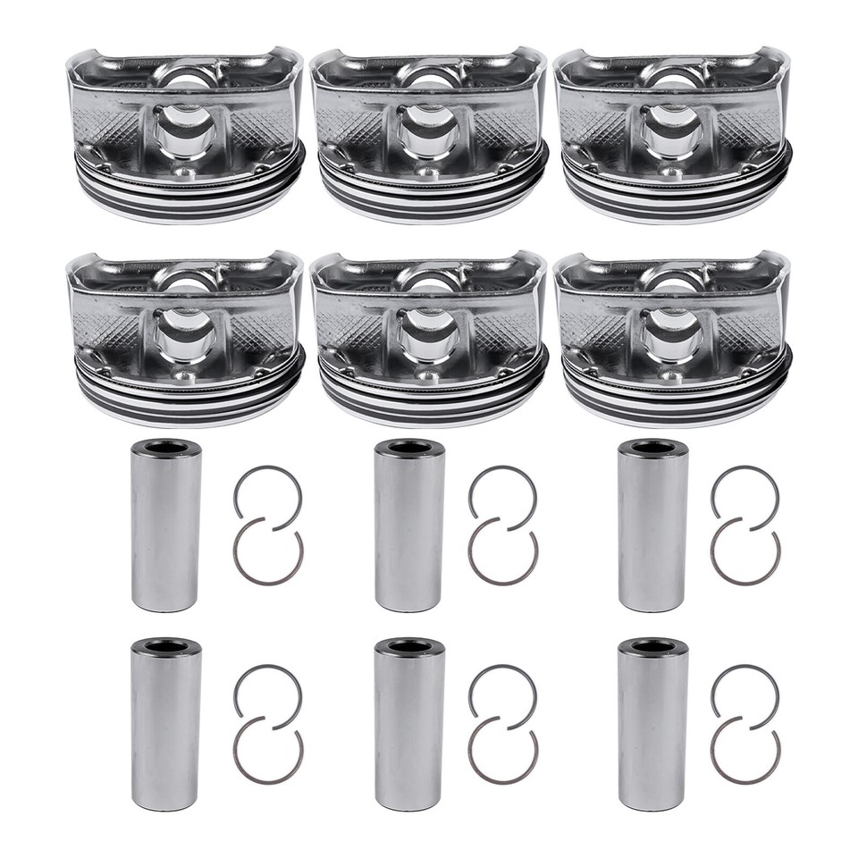 6Pcs Pistons Set For 2011-2018 Jeep Chrysler 3.6L V6 DOHC Pentastar ...