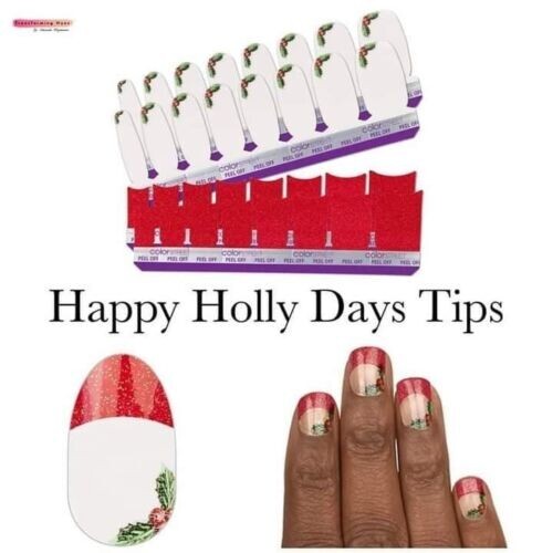 Color Street Nail Polish Strips - HAPPY HOLLY DAYS French Manicure Set ...