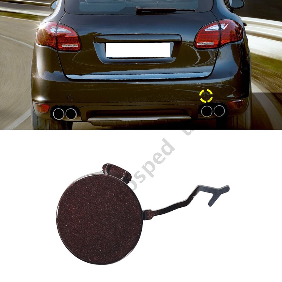 Rear Bumper Tow Hook Eye Cover Cap For Porsche Cayenne 2011-2014 ...