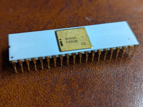 Intel 8080A CS Microprocessor / CPU in White Ceramic | eBay