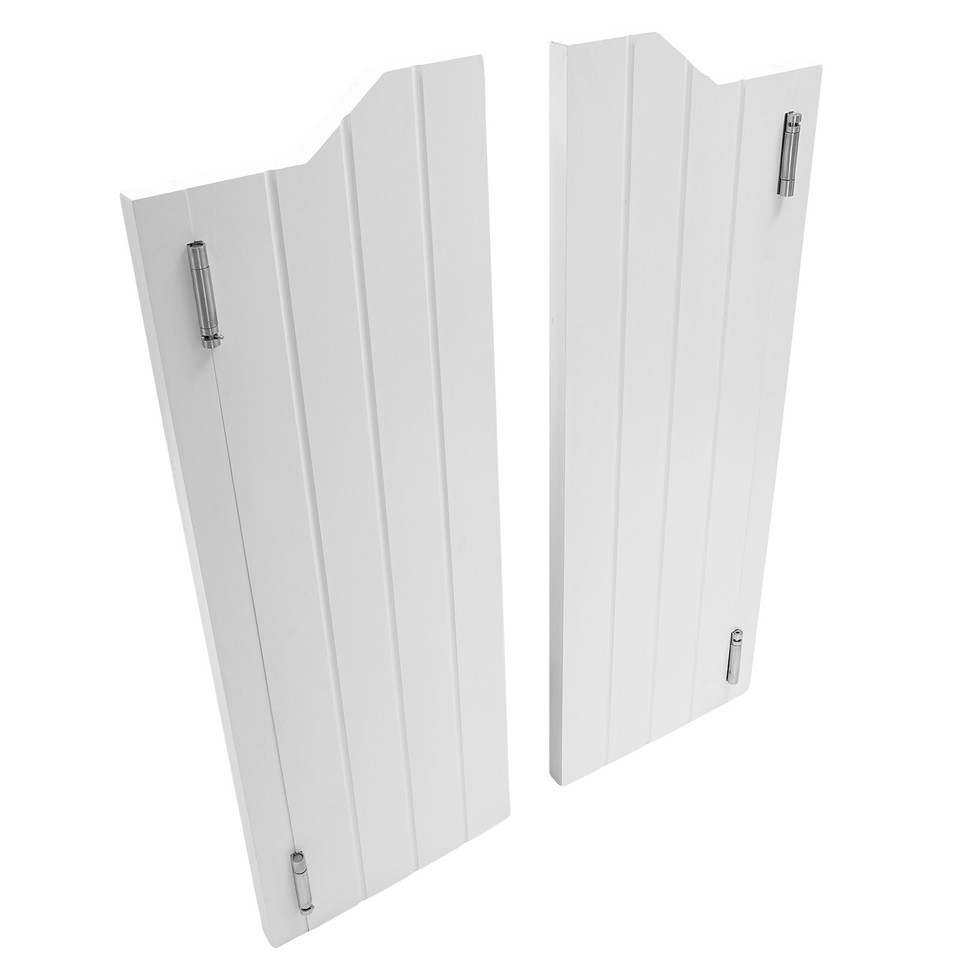 Pair Half Doors For Doorway Partition Door Coffee Doors Wood Counter ...