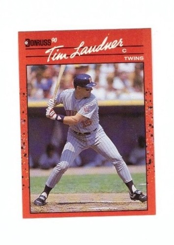 1990 Donruss baseball card #419 Tim Laudner Twins | eBay