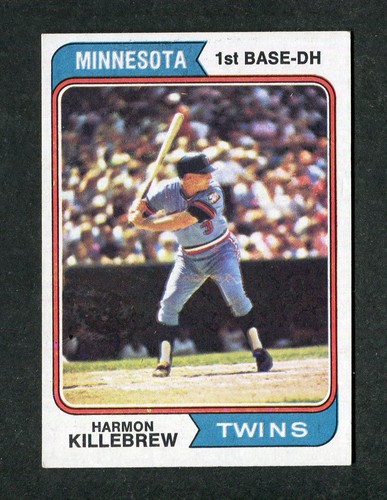 Harmon Killebrew Minnesota Twins 1st Base / DH 1974 Topps Baseball Card ...