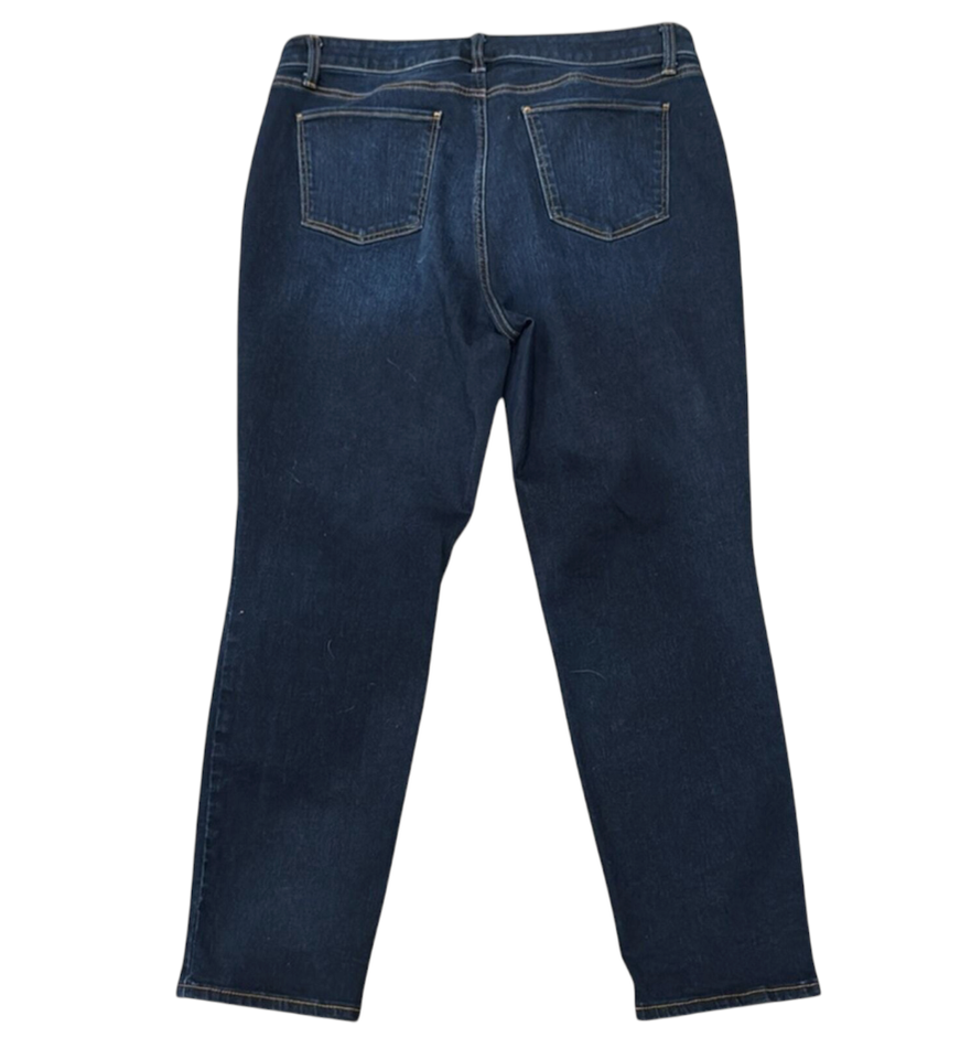 TALBOTS Flawless Five Pocket SLIM ANKLE JEANS Dark Wash w/Faint Streaks SZ 6 | eBay