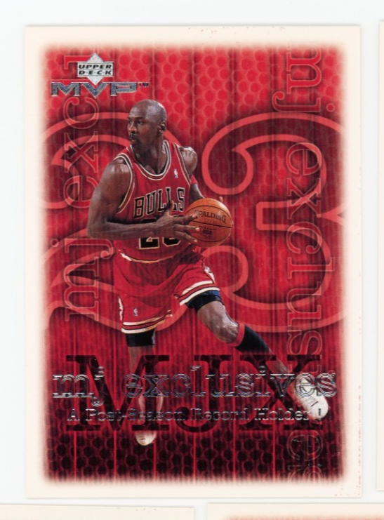 MICHAEL JORDAN 1999-00 UPPER DECK MVP MJ EXCLUSIVES CHICAGO BULLS GOAT ...