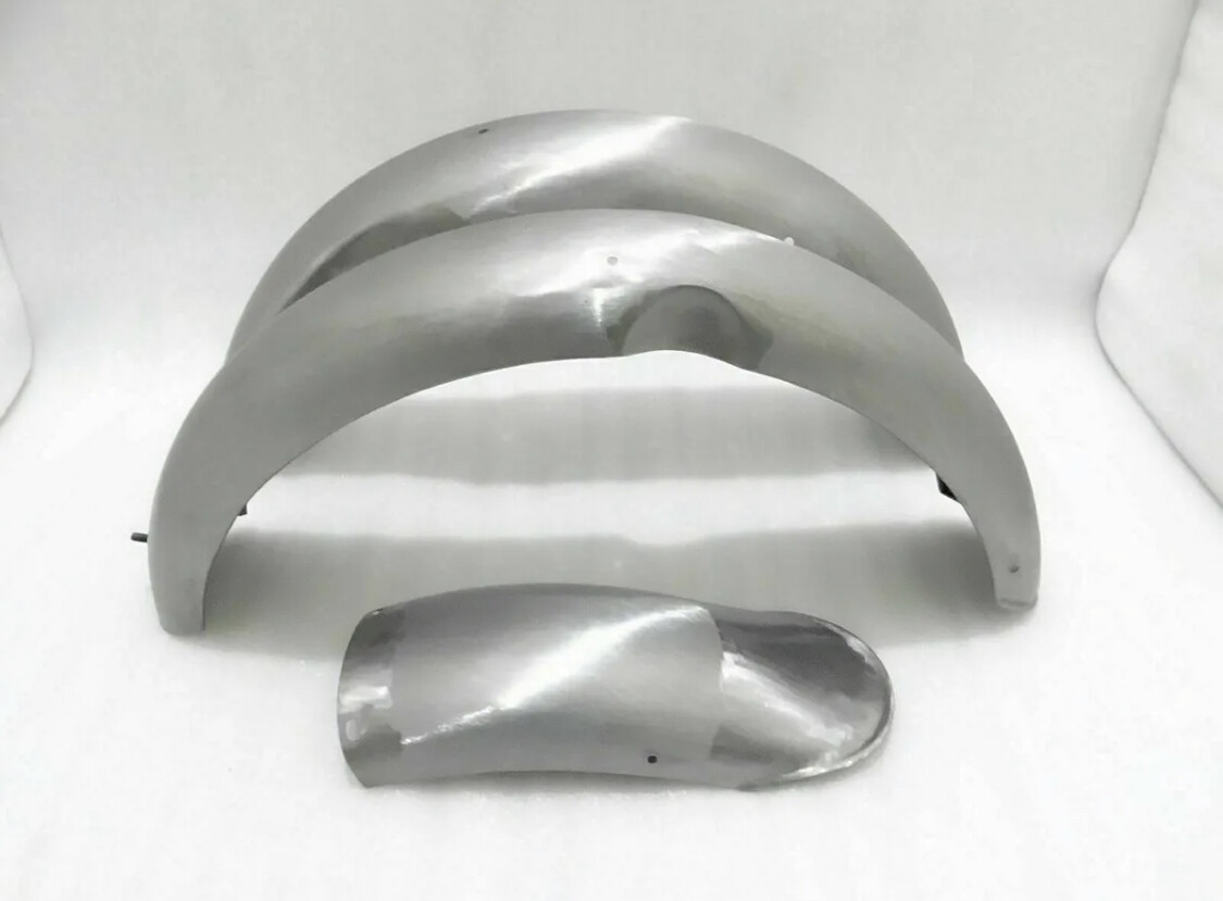 NORTON ES2 FRONT AND REAR RAW STEEL MUDGUARD SET/FIT FOR | eBay