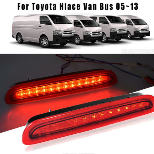 1 x LED Tailgate Tail Light 3rd Brake Lamp (Red) For Toyota Hiace 2005 ...