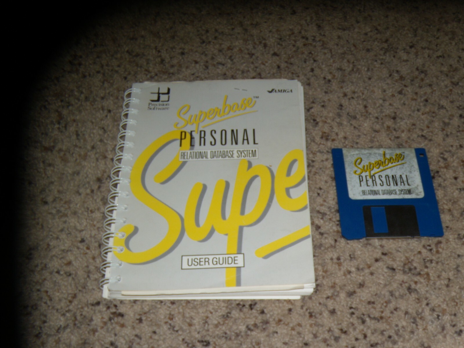 Superbase Personal Relational Database System Commodore Amiga with ...