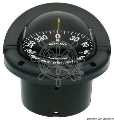 RITCHIE Helmsman Built-In Compass 3 Inches 3/4 Black/Blac | eBay