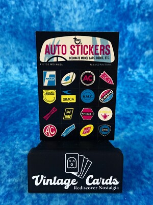 Auto Stickers #8 of 22 Topps Way out Wheels SINGLE Sticker by Topps ...