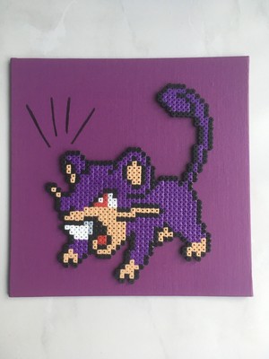 PIXEL ART / PERLES A REPASSER TABLEAU DE RATATA | eBay