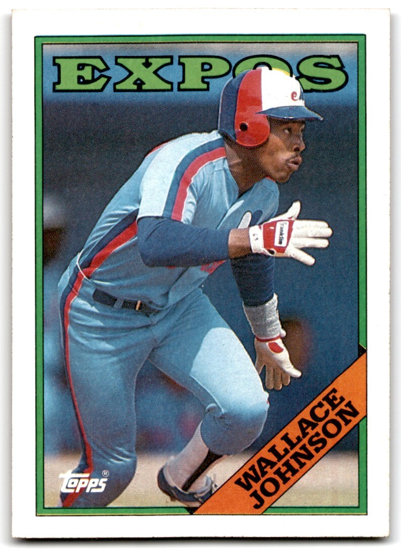 1988 Topps Baseball Card Wallace Johnson Montreal Expos #228 | eBay