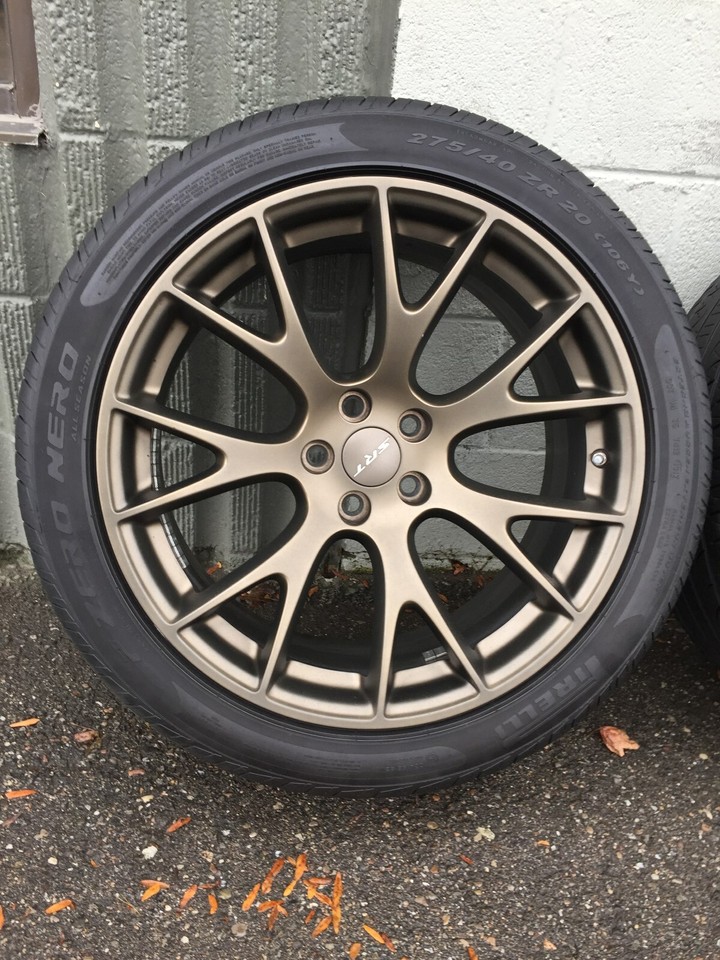 20" DODGE CHARGER CHALLENGER SRT HELLCAT WHEELS RIMS TIRES 2528 OEM ...
