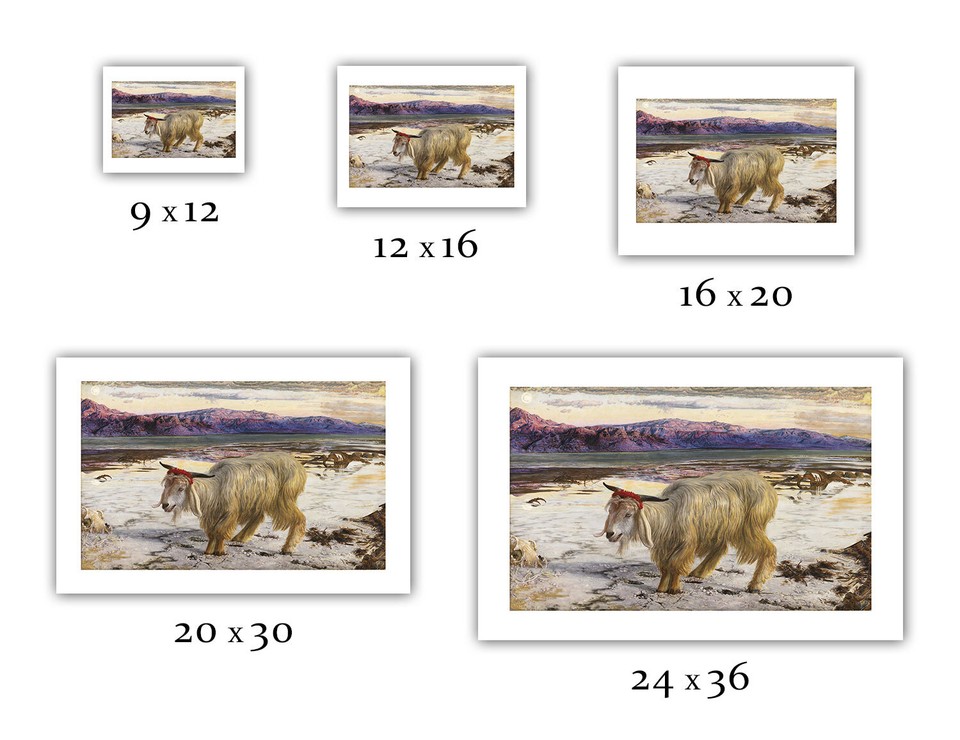 William Holman Hunt : "The Scapegoat" (1854) — Giclee Fine Art Print | eBay