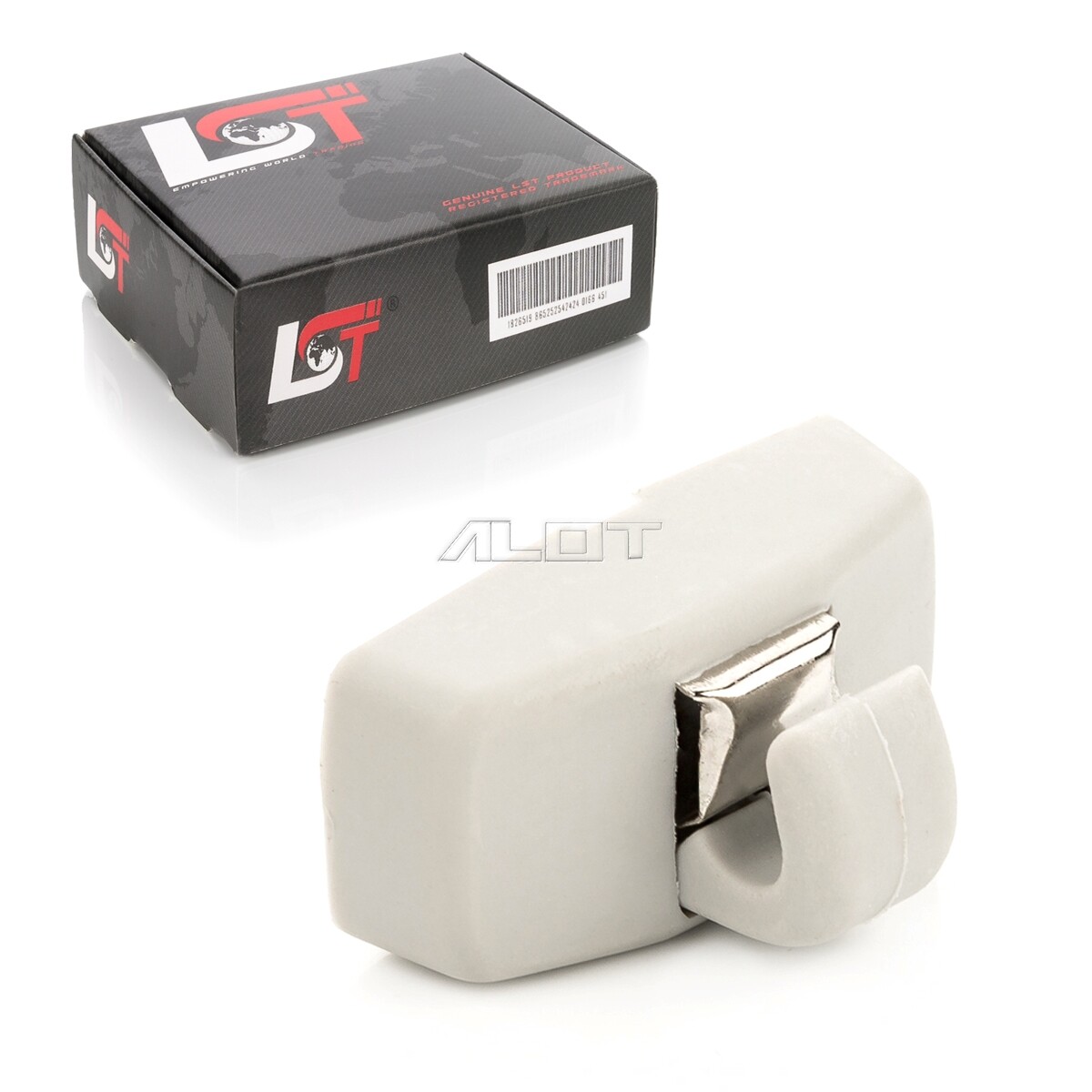 Sonnenblendenhalter Clips perlgrau mit Abdeckung für VW TRANSPORTER V ...