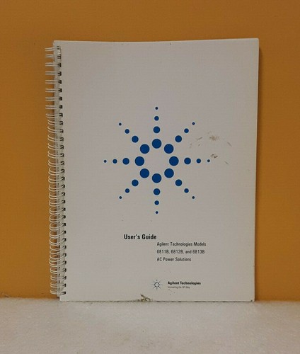 Agilent 5962-0829 Models 6811B/6812B/6813B AC Power Solutions User's ...