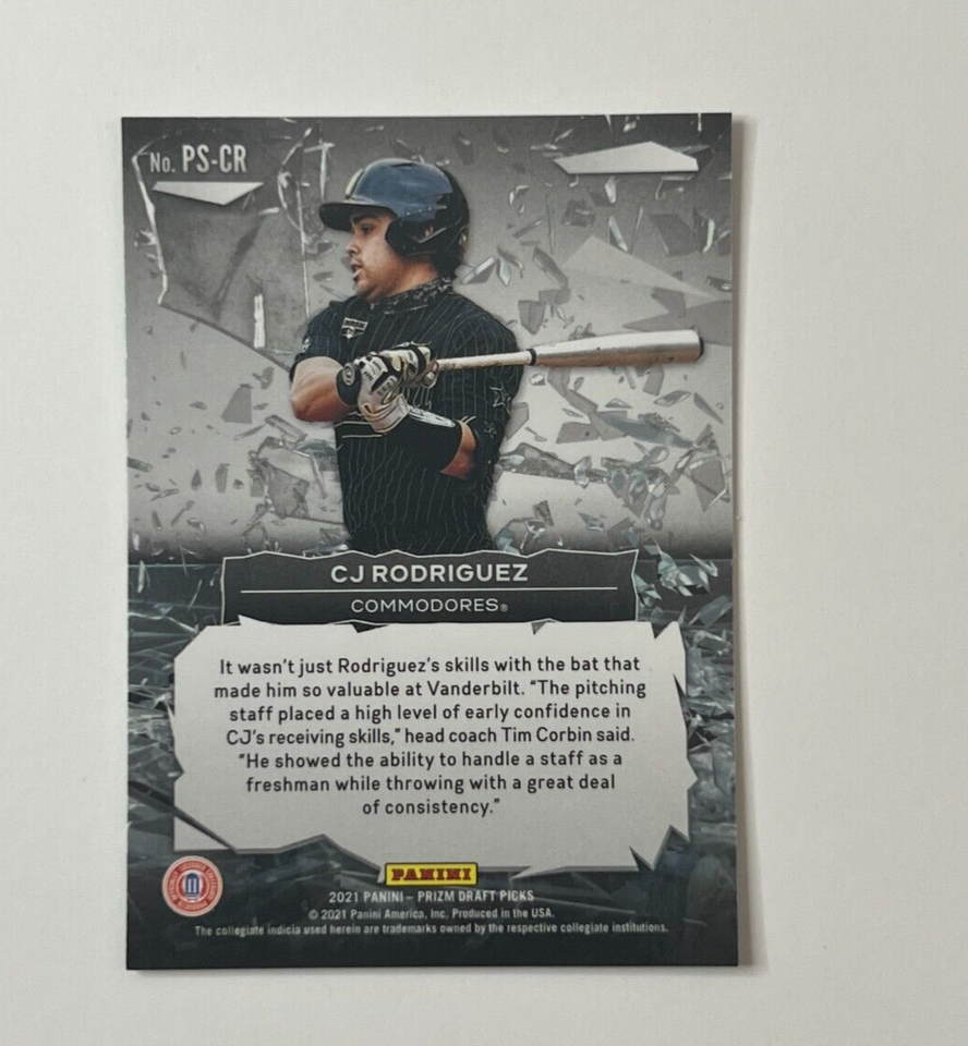 2021 Panini Prizm Draft Picks Power Surge CJ Rodriguez Power #PS-CR ...