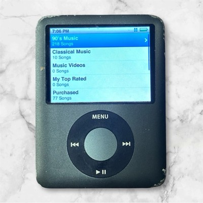 Apple iPod Nano 3rd Generation gray Model A1236 (8 GB) Works Great ...
