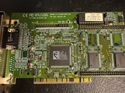 ATI 109-38200-00 3D Rage II Mach64 Graphics Card | eBay