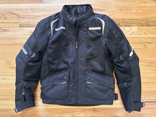 Sedici Black Marco Mesh Waterproof Motorcycle Large Jacket Adjustable ...