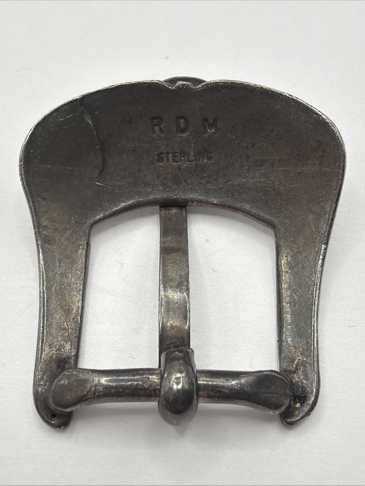 Signed RDM Sterling Silver .75 Lone Star Western Belt Buckle 14g | eBay