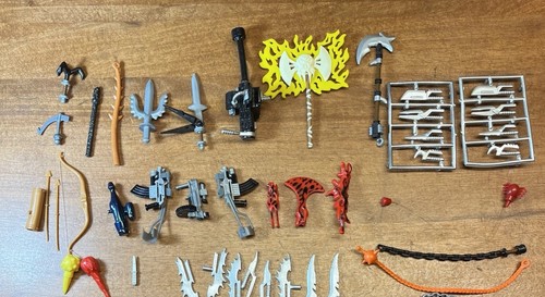Marvel ToyBiz Action Figure Weapons Lot Guns Blades Chains Ghost Rider ...